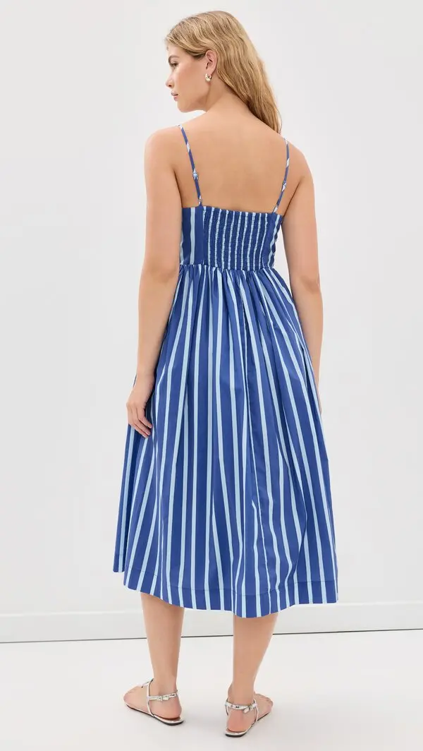 English Factory Marine Striped Maxi Dress