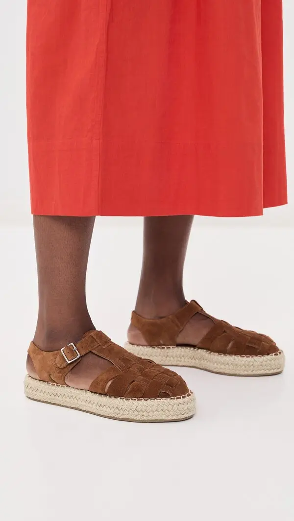 Staud Hemingway Fisherman Sandals