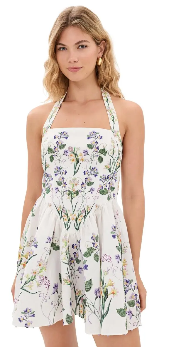 Hemant & Nandita Anya Corseted Mini Dress