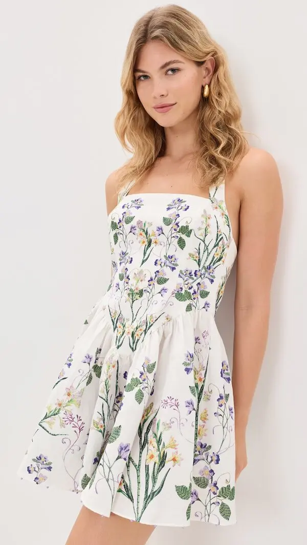 Hemant & Nandita Anya Corseted Mini Dress