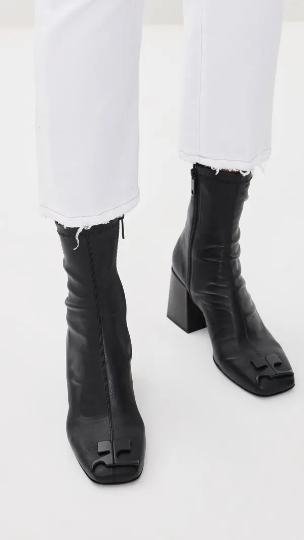 COURREGES Re-edition Ac Raised Ankle Boots - Black
