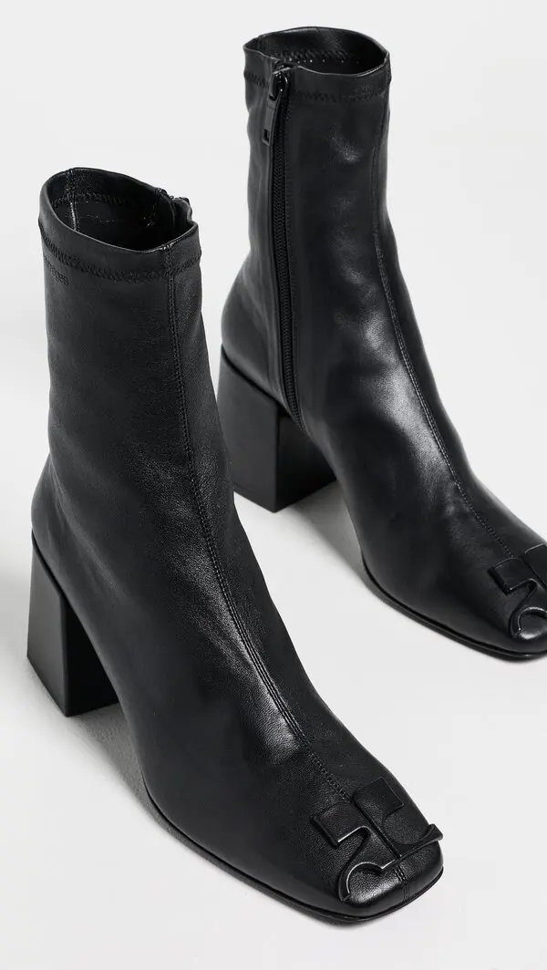 COURREGES Re-edition Ac Raised Ankle Boots - Black