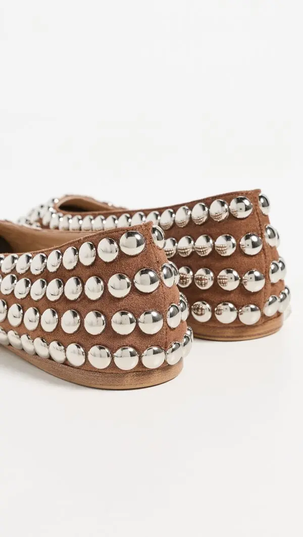 Rabanne Studded Ballerina Flats
