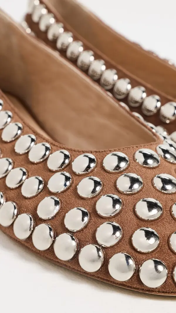 Rabanne Studded Ballerina Flats