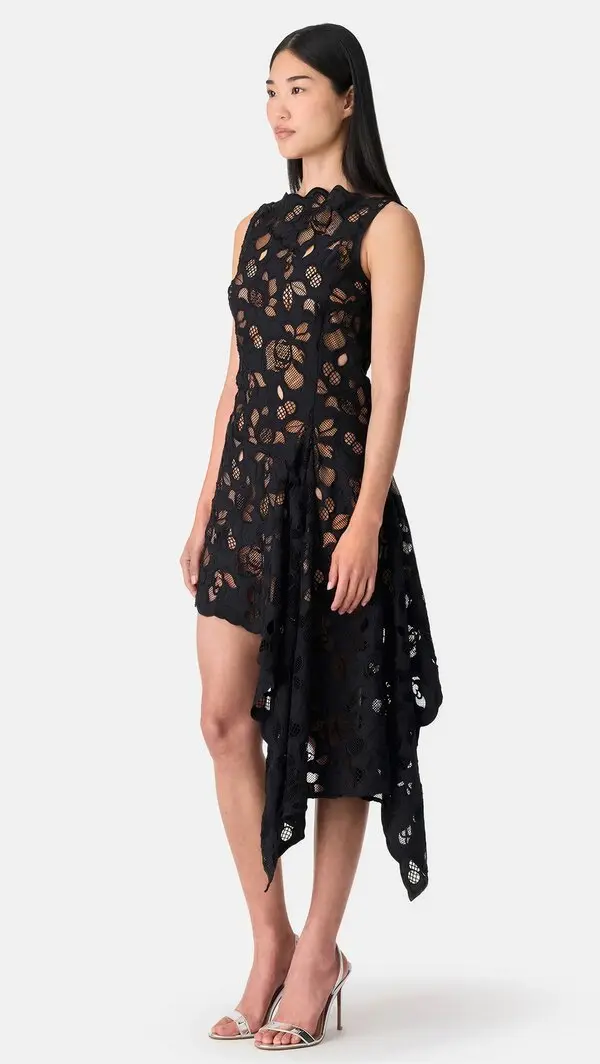 Monse Lace Asymmetrical Dress