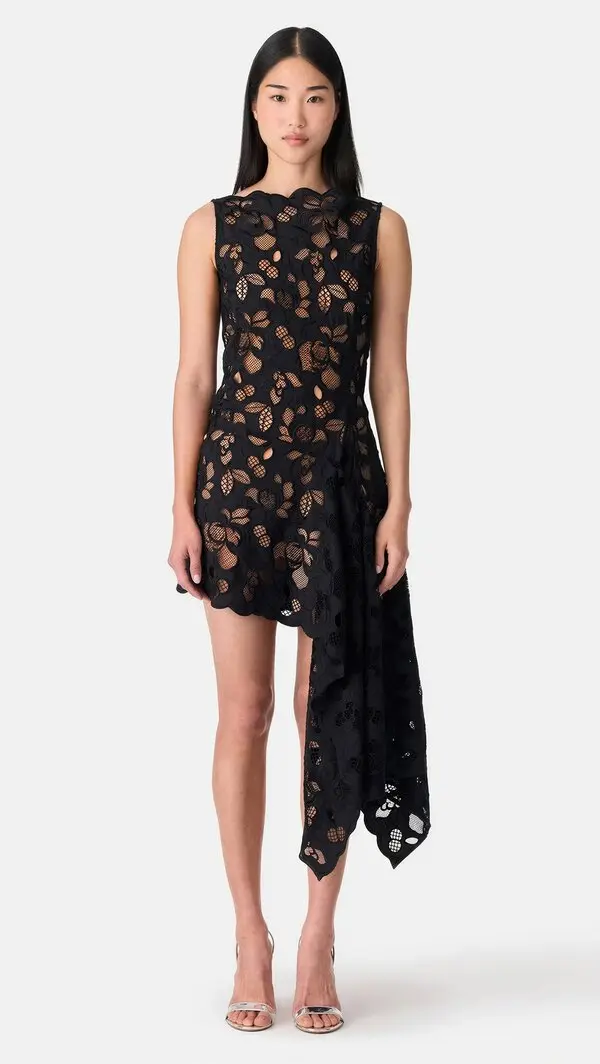 Monse Lace Asymmetrical Dress