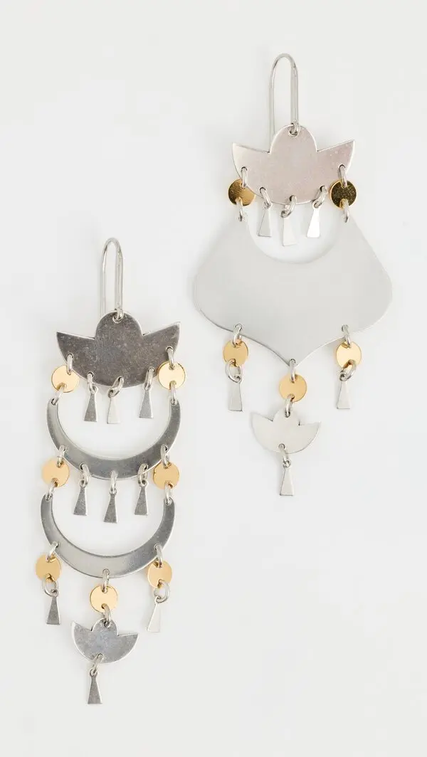 Isabel Marant Étoile Asymmetric Earrings
