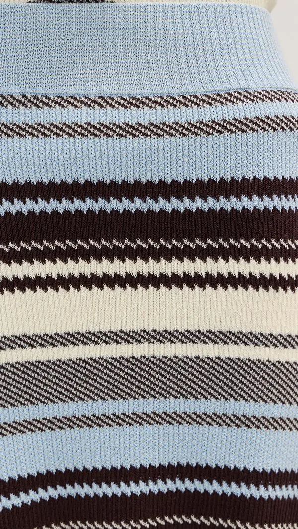 Monse Striped Jacquard Skirt