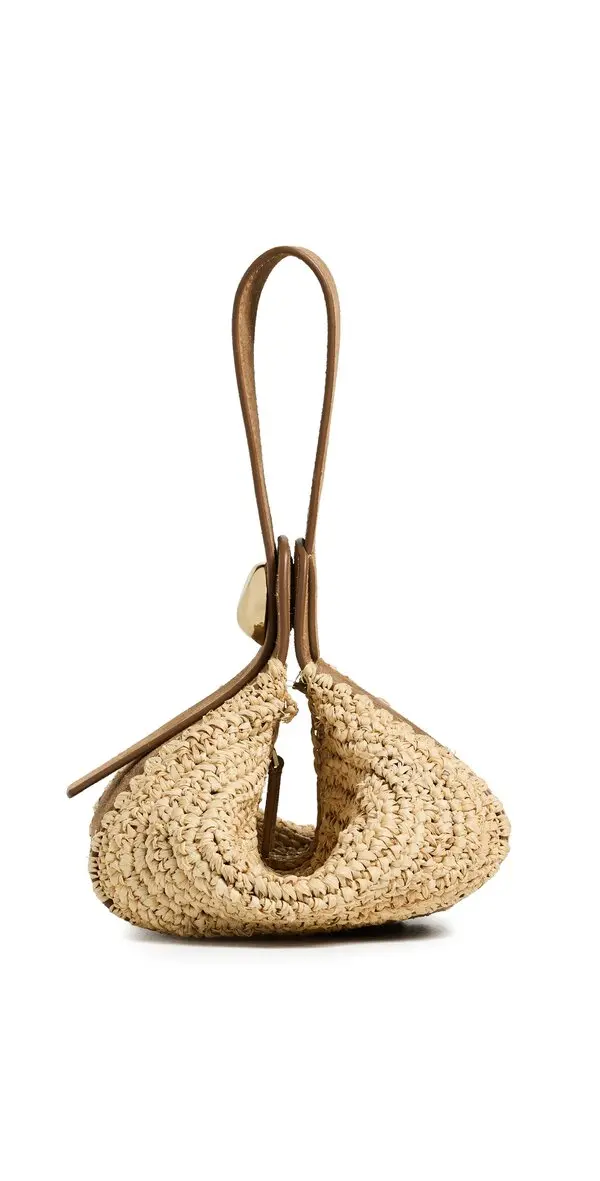 Madewell Raffia Drop Handheld Wristlet
