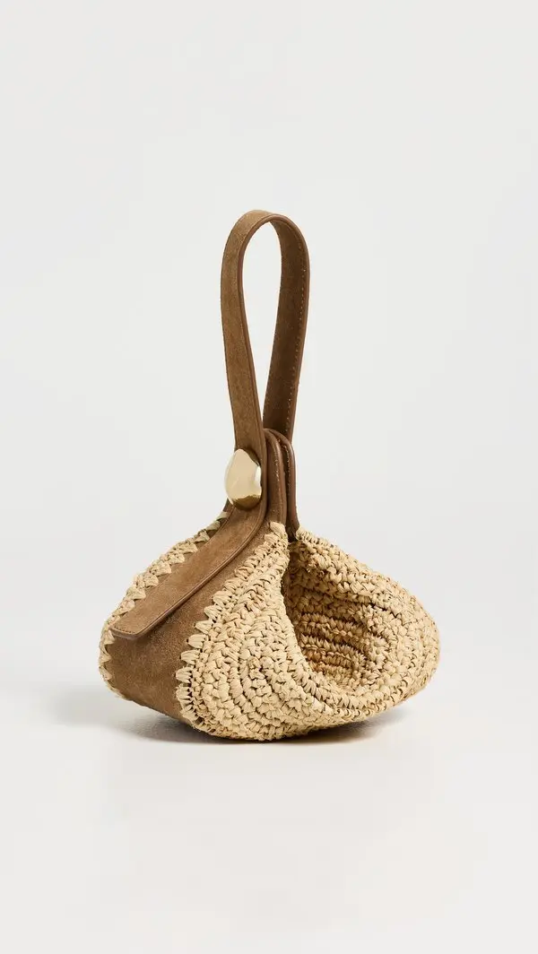 Madewell Raffia Drop Handheld Wristlet