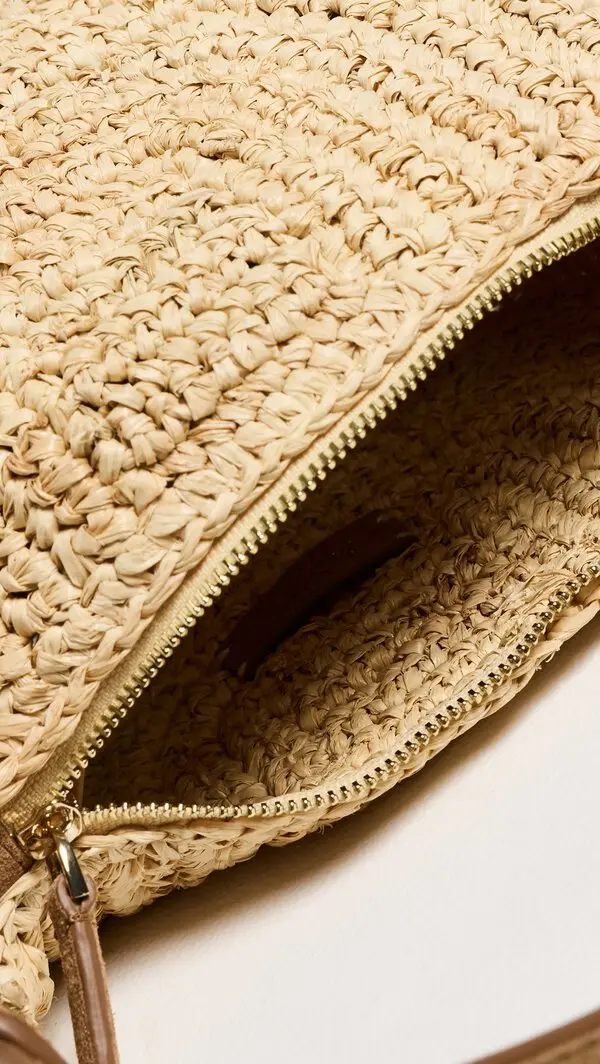 Madewell Raffia Drop Handheld Wristlet