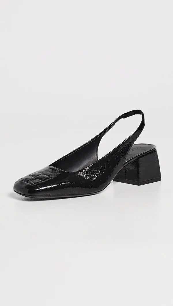 COURREGES Ac Shadow Slingback Heels