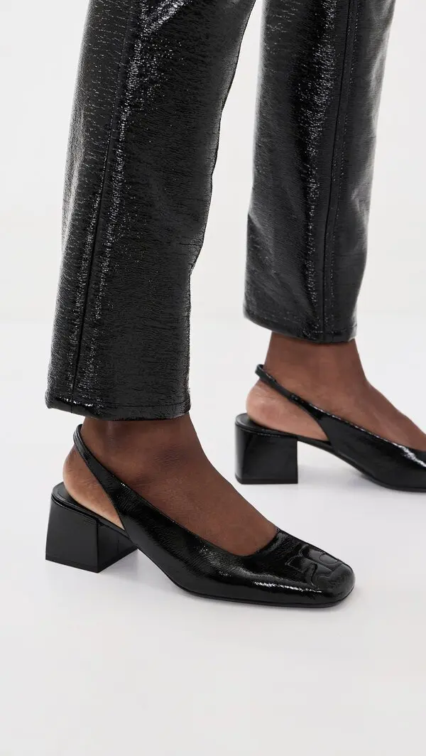 COURREGES Ac Shadow Slingback Heels