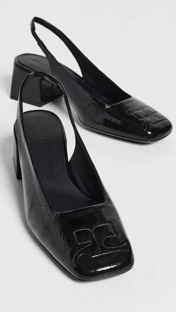 COURREGES Ac Shadow Slingback Heels