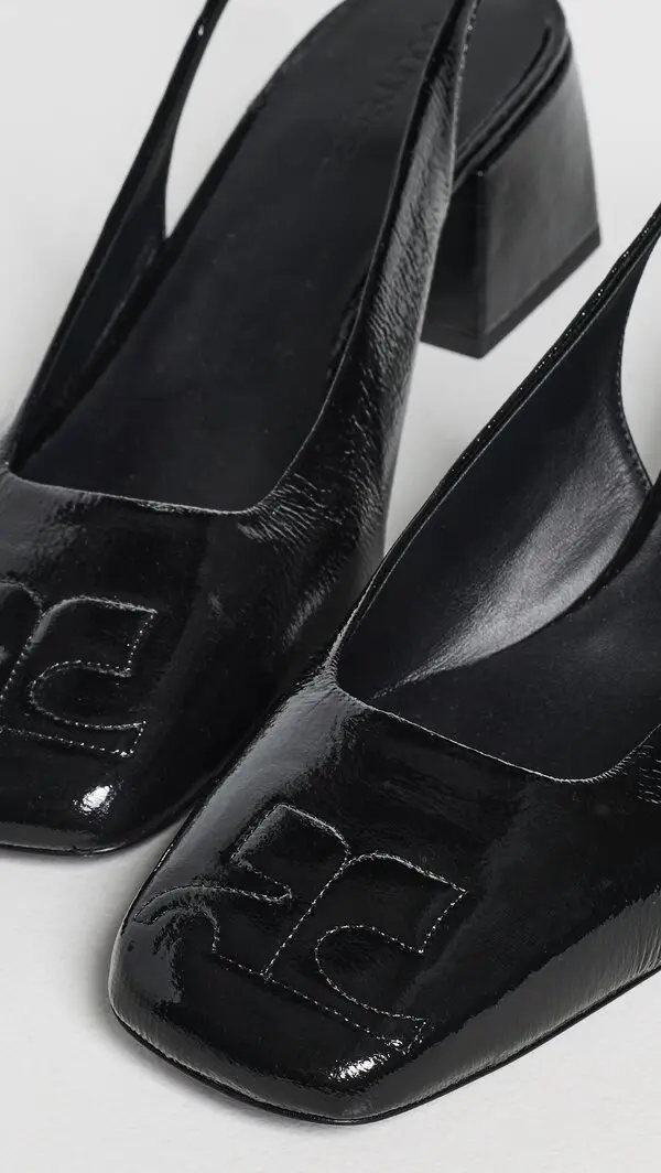 COURREGES Ac Shadow Slingback Heels