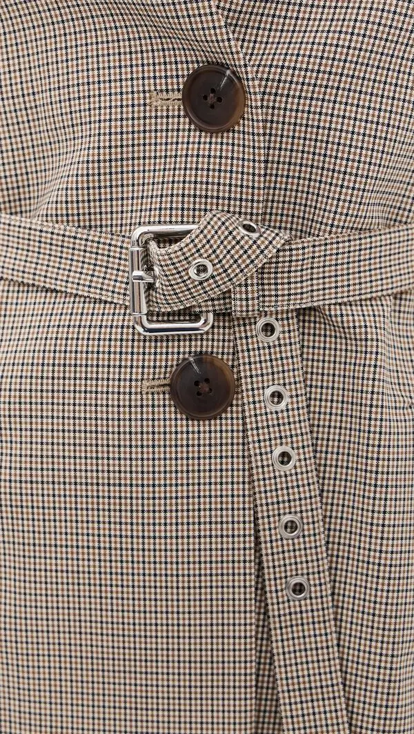 Monse Cross Lapel Vest Jacket