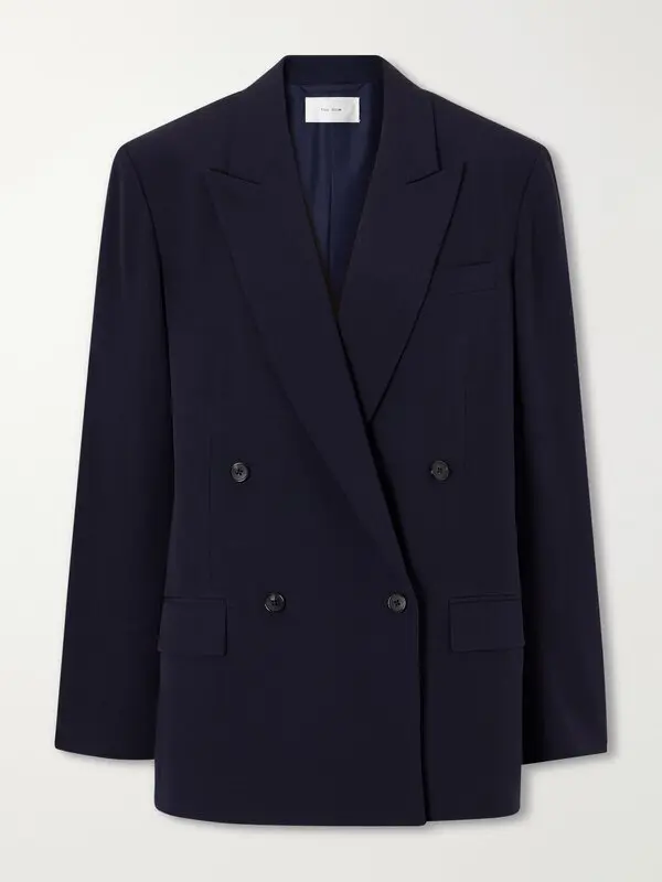 THE ROW Paden Double-breasted Wool Blazer