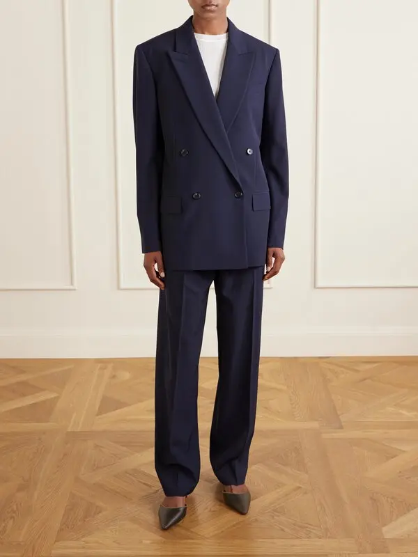 THE ROW Paden Double-breasted Wool Blazer