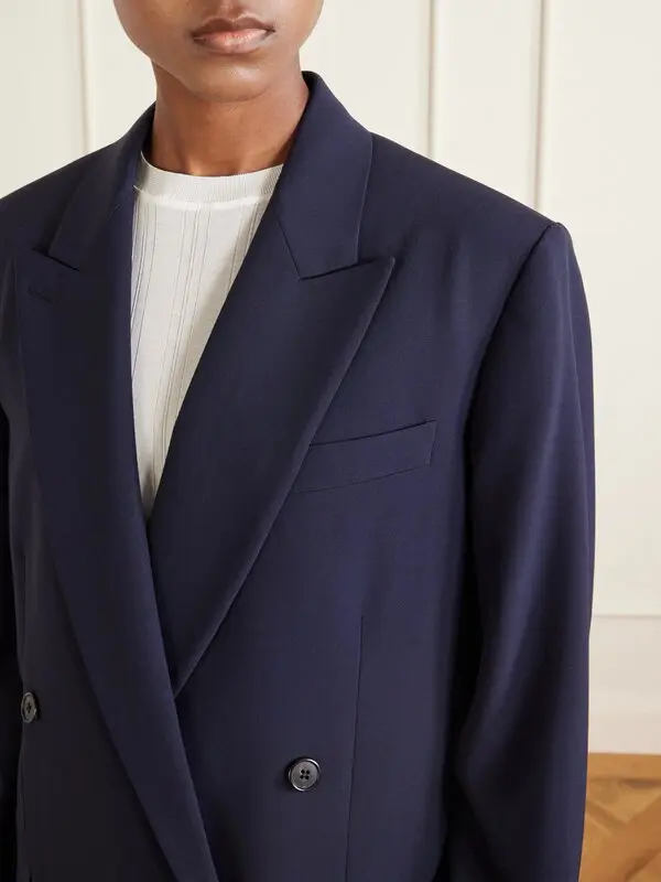 THE ROW Paden Double-breasted Wool Blazer