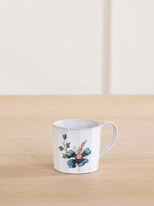 ASTIER DE VILLATTE Mallow Rose Ceramic Cup - White
