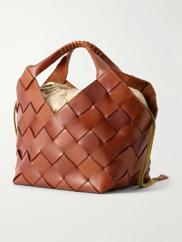 Dragon Diffusion Castello Woven Leather Tote