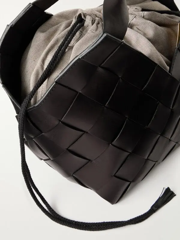 Dragon Diffusion Castello Woven Leather Tote