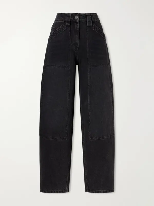 Co Paneled High-rise Wide-leg Balloon Jeans