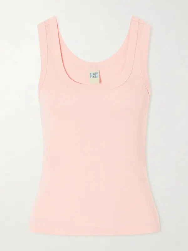 FLORE FLORE Hillie Organic Cotton-jersey Tank