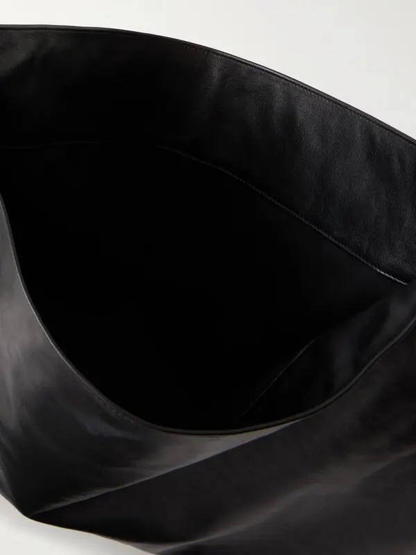 Saint Laurent Amalia Leather Shoulder Bag - Black