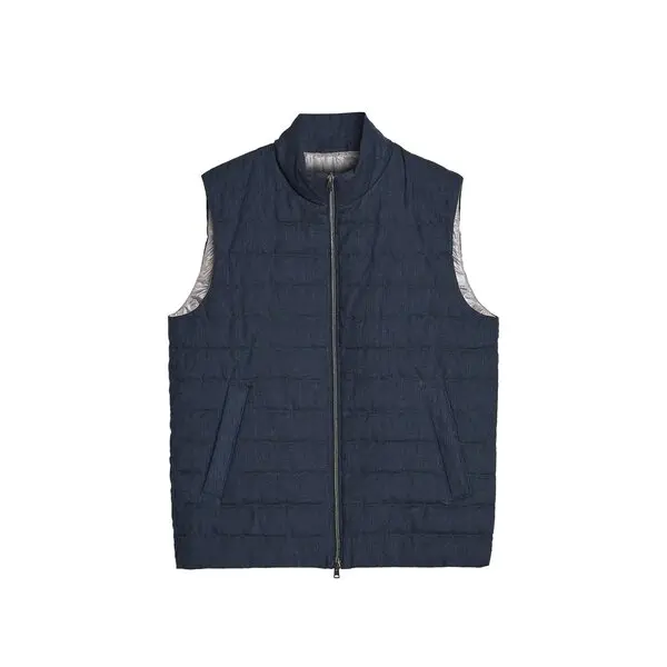 Herno Linen Down Gilet