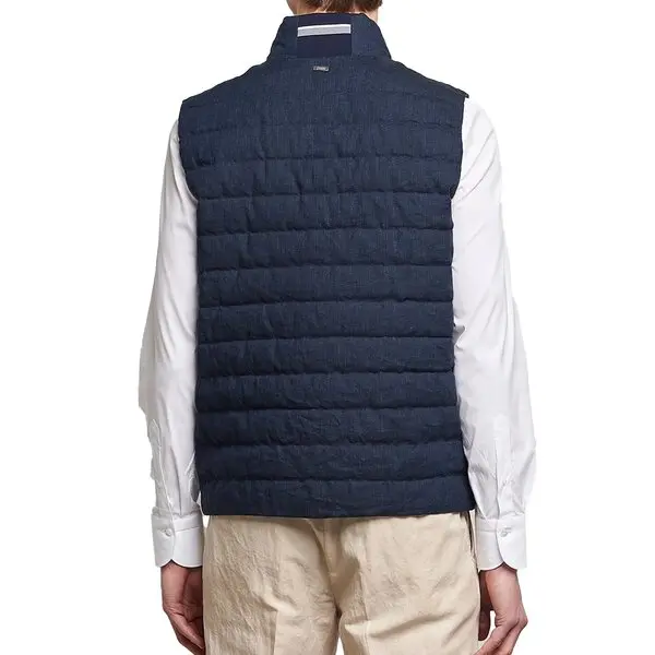 Herno Linen Down Gilet