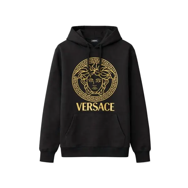 Versace Gold Medusa Logo Hoodie