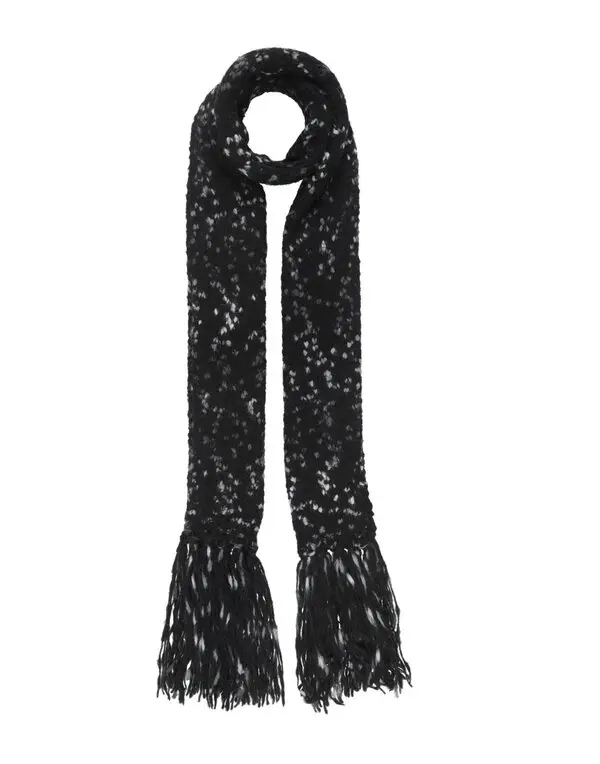 CARLA G. Scarf Size Polyacrylic, Wool, Alpaca Wool, Polyamide - Black