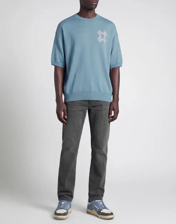 Amiri Sweater Slate Size Wool, Viscose