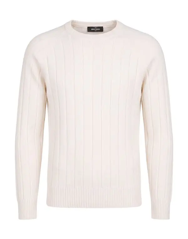 GRAN SASSO Sweater Cream Size Cashmere