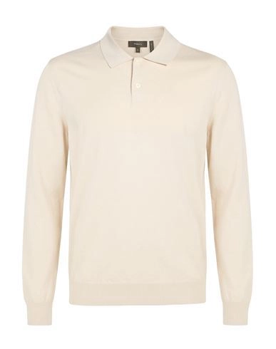 Theory Viscose Polyester Knit Sweater - Cream