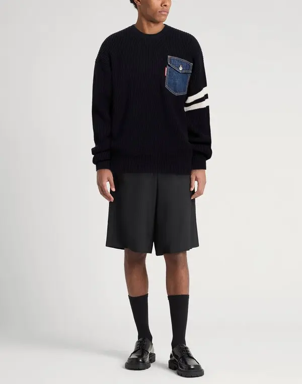 Dsquared2 Sweater Midnight Size Wool, Cashmere