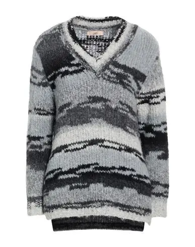 CARLA G. Sweater Size Wool, Polyacrylic, Alpaca Wool, Polyamide - Grey