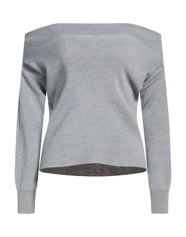 CARLA G. Sweater Light Size Wool, Acrylic