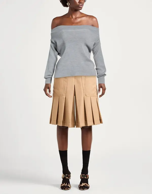 CARLA G. Sweater Light Size Wool, Acrylic