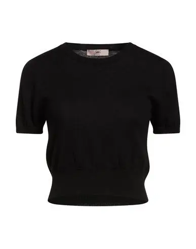 CARLA G. Sweater Size Merino Wool - Black