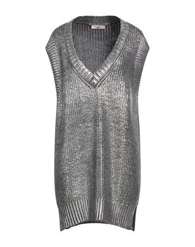 CARLA G. Sweater Size Polyacrylic, Viscose, Wool, Alpaca Wool - Silver