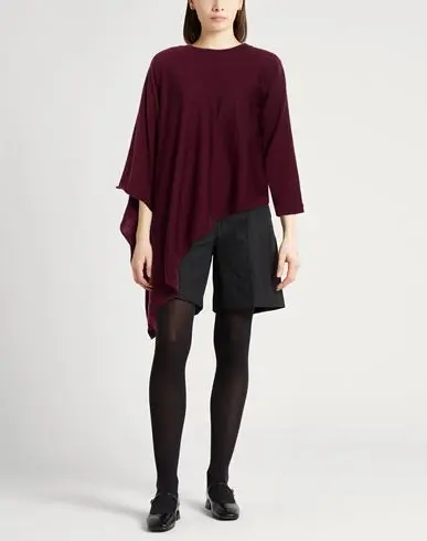 ANNA MOLINARI Sweater Burgundy Size Wool