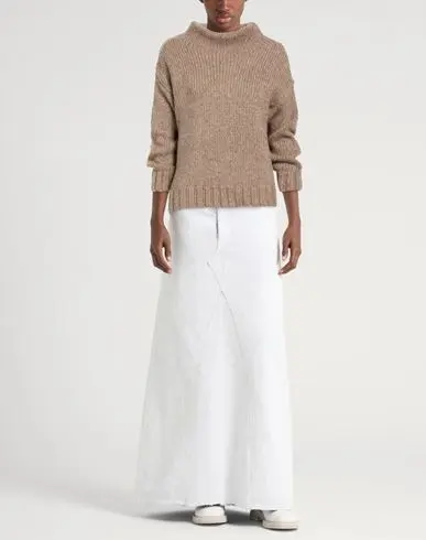 Alpha Studio Turtleneck Taupe Size Wool, Metallic Fiber, Polyamide