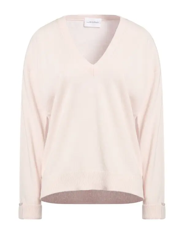 ANNA MOLINARI Sweater Blush Size Wool, Cashmere