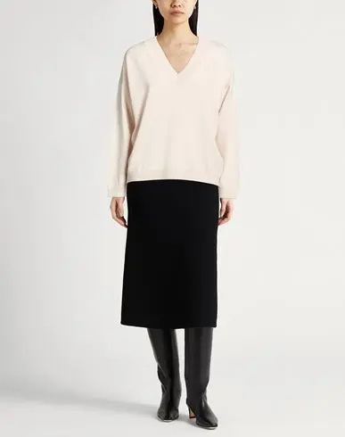 ANNA MOLINARI Sweater Taupe Size Merino Wool