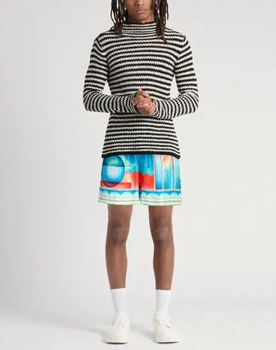 Casablanca Shorts & Bermuda Shorts Azure Size Silk