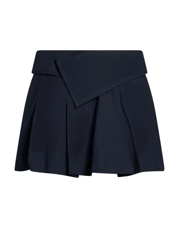 Pinko Mini Skirt Midnight Size Cotton, Elastane