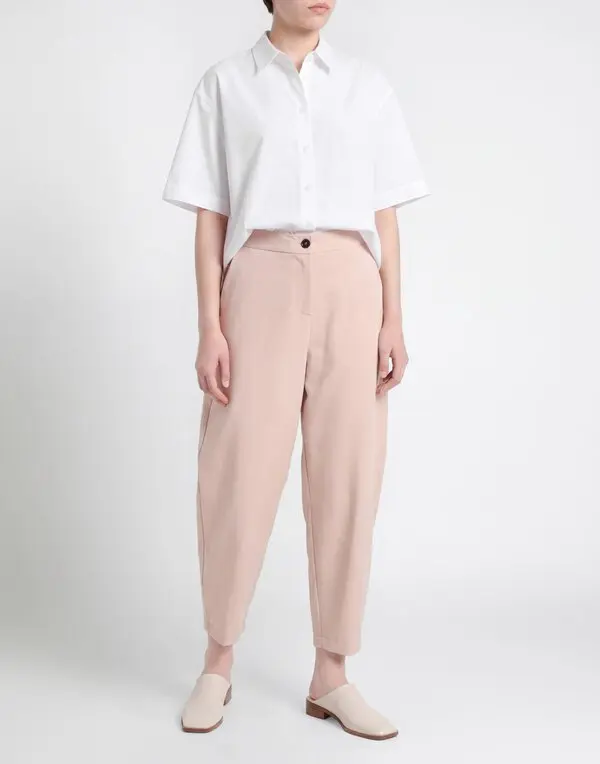 VICOLO Pants Blush Size Polyester, Viscose, Elastane