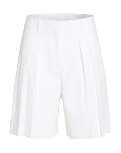 Theory Shorts & Bermuda Shorts Size Linen, Viscose, Elastane - White
